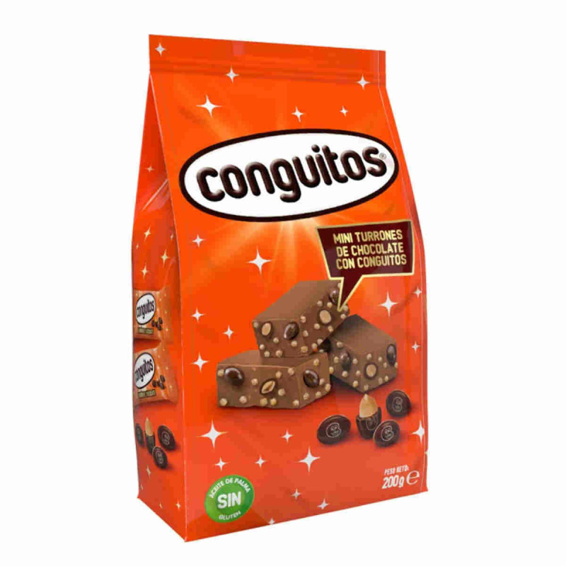 Mini Turrones de Conguitos 200grs de Lacasa | Sabores irresistibles ...