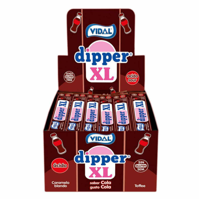 Caramelo Masticable Dipper XL Cola - 100 Unidades | hipergol.com