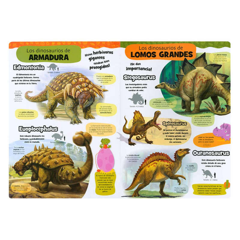Libro dinosaurios asombrosos - hipergol.com