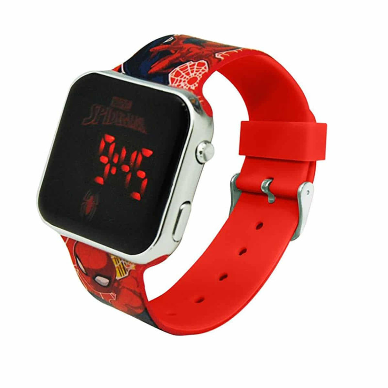 Reloj LED Spiderman para Niños - Divertido y Colorido - hipergol.com