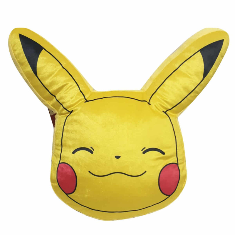 Pikachu Cojín 3D 35 cm - Pokémon, diseño suave y único - hipergol.com