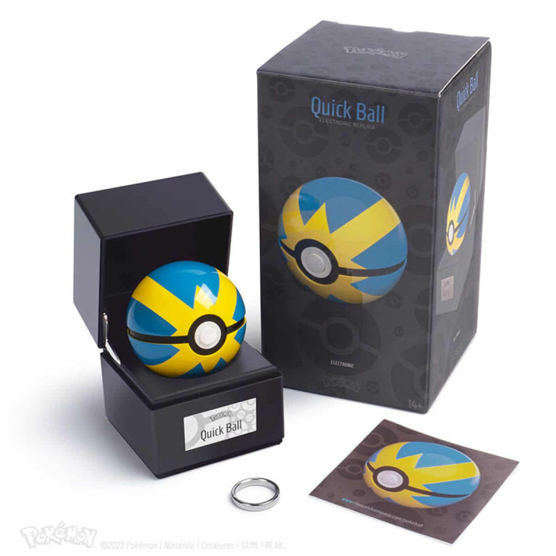 Réplica electrónica die cast pokemon quick ball - hipergol.com