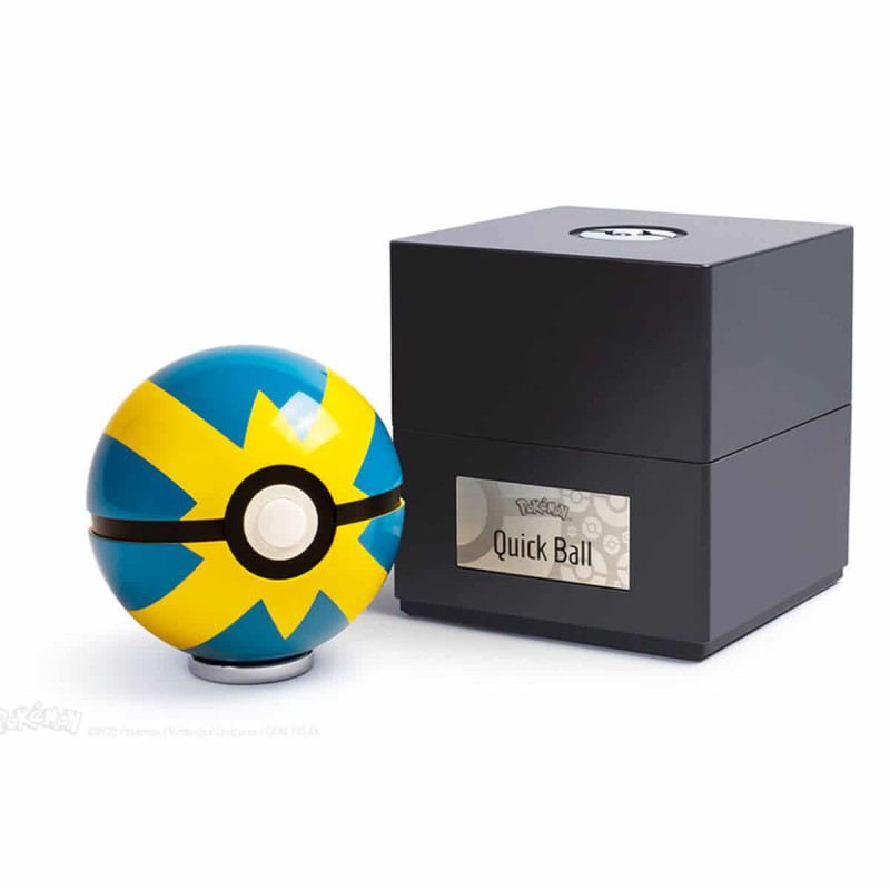 Réplica electrónica die cast pokemon quick ball - hipergol.com