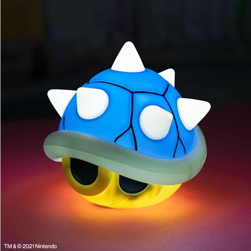 Lámpara Mario Kart Concha Azul – Luz y Juego - hipergol.com