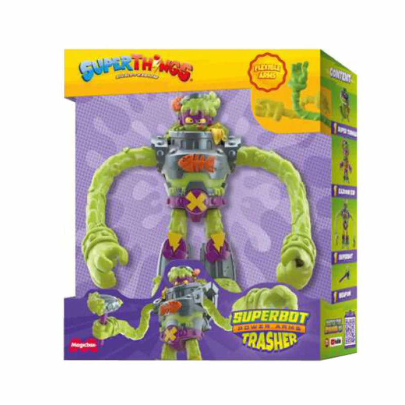 SuperBot Power Arms Trasher SuperThings: Acción y Diversión - hipergol.com