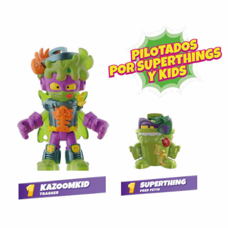SuperBot Power Arms Trasher SuperThings: Acción y Diversión - hipergol.com