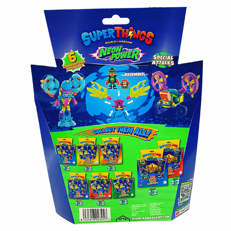 Exoskeletos superthings neon power pack 6 - hipergol.com