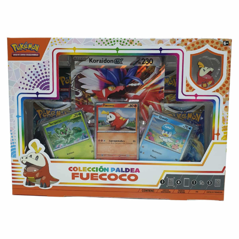 Jcc pokémon colección paldea fuecoco - hipergol.com