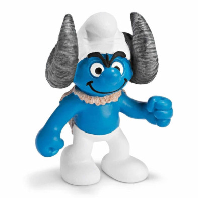 Figura de Pitufo Aries 5cm: ¡El Pitufo valiente y aventurero que no ...