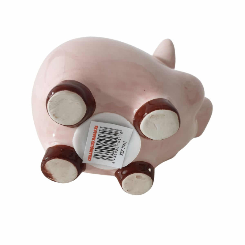 Hucha cerdito mediano 14 cm - hipergol.com