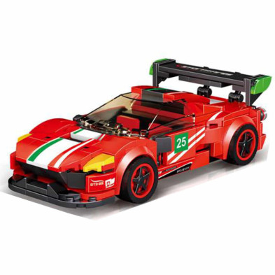 Coche de Carreras Rojo Maqueta - Construye y Diseña - hipergol.com