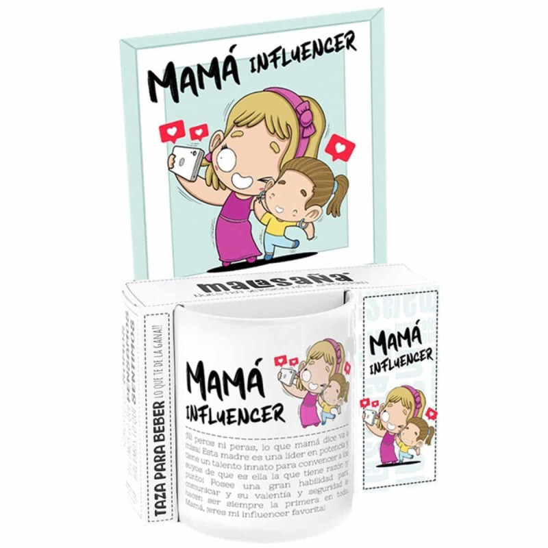 Taza Mamá Influencer - Inspira con cada sorbo - hipergol.com