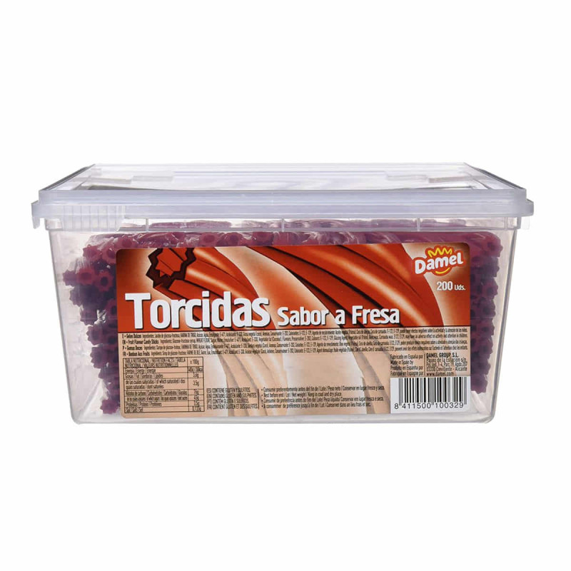Compra Torcidas Fresa 200 unidades de Damel Golosinas - ¡El sabor más ...