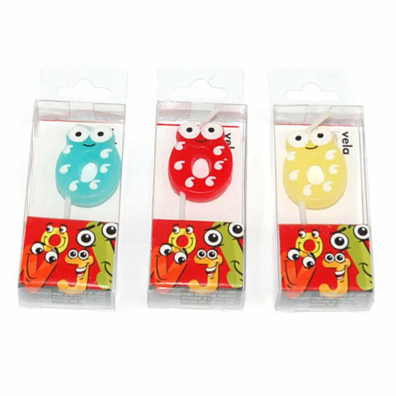 Vela Letra "O" con Ojitos | Añade diversión y originalidad a tus ...