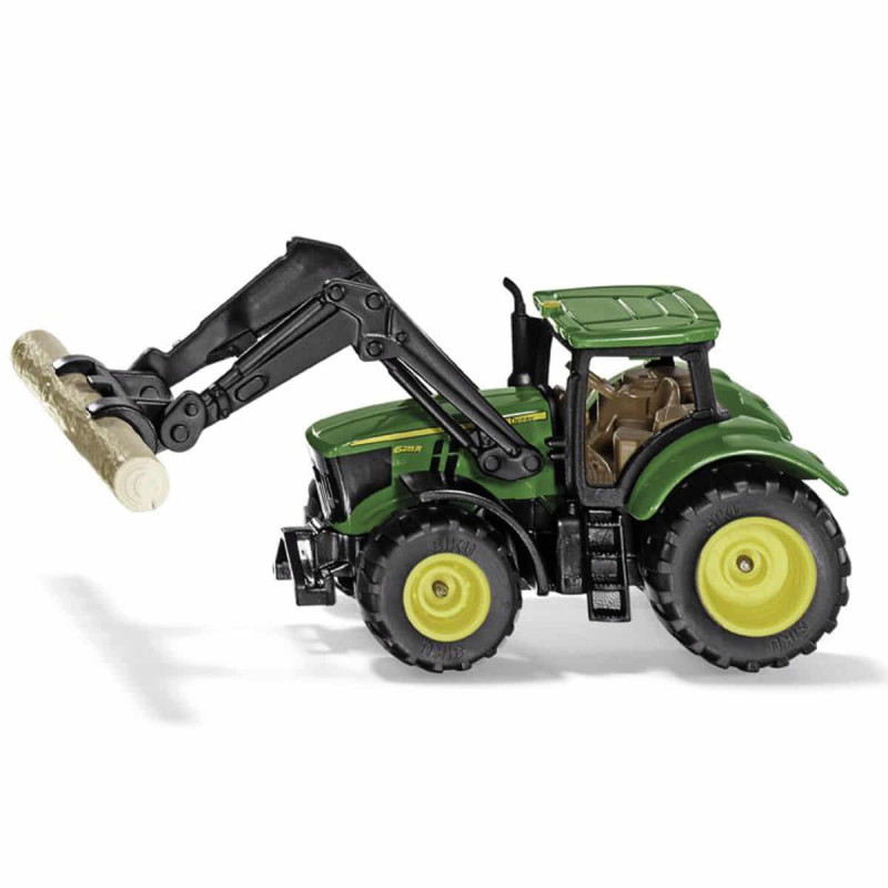 SIKU Tractor John Deere con pinza para troncos - hipergol.com