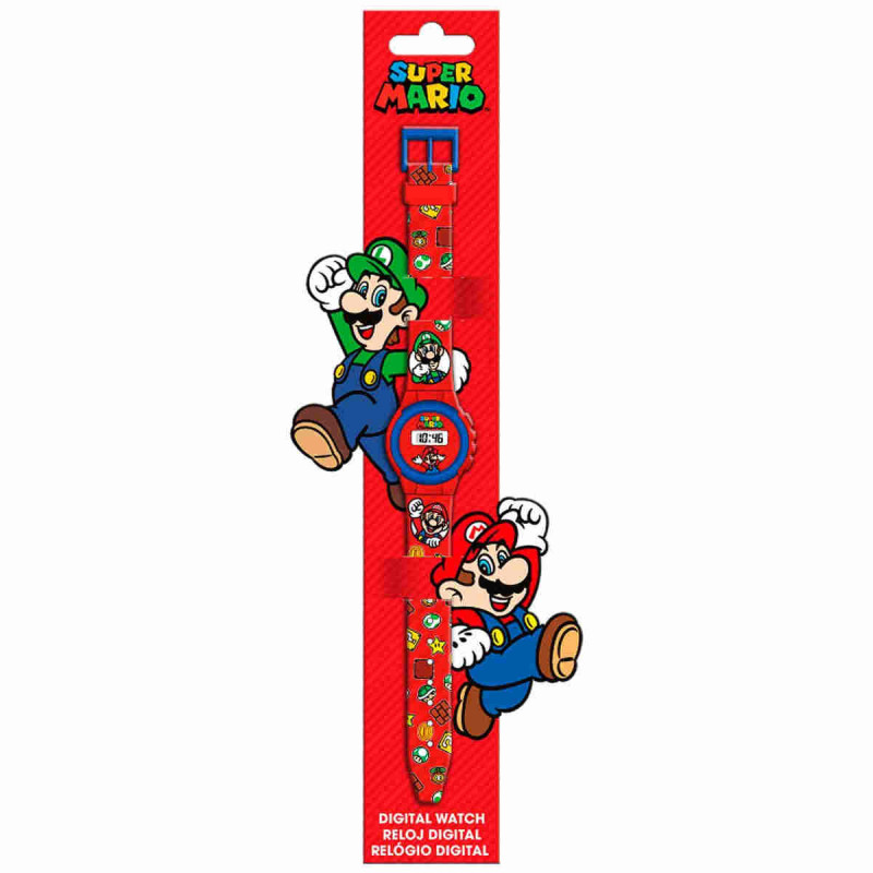 Reloj digital Super Mario - ¡Compra el reloj oficial de Super Mario ...