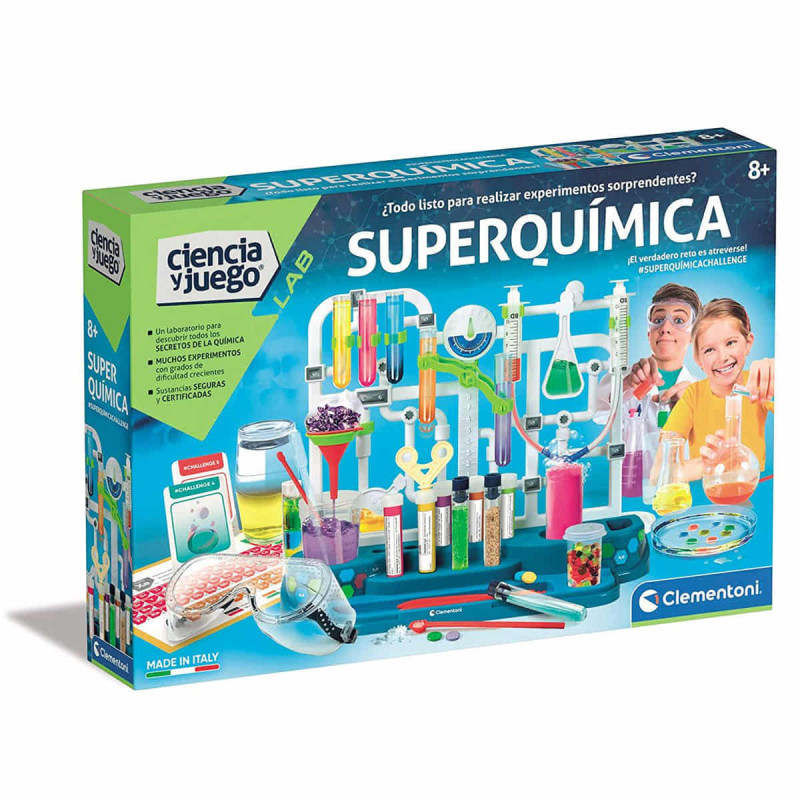 Juego educativo super química - laboratorio de quimica - hipergol.com