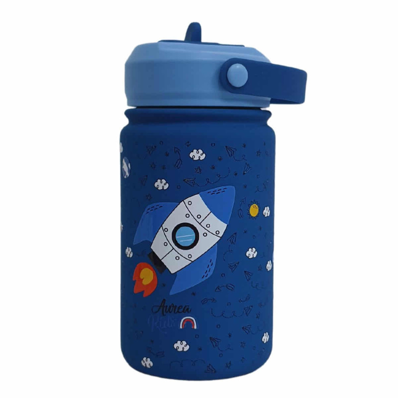 Botella acero inoxidable 330ml cohete - hipergol.com