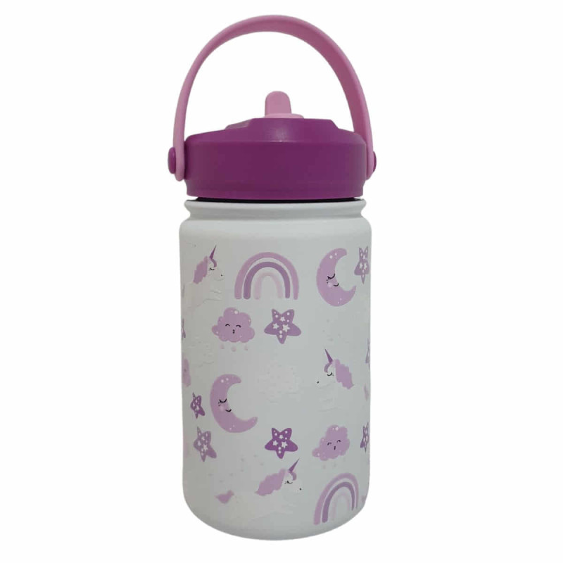 Botella acero inoxidable 330ml fantasía morada - hipergol.com