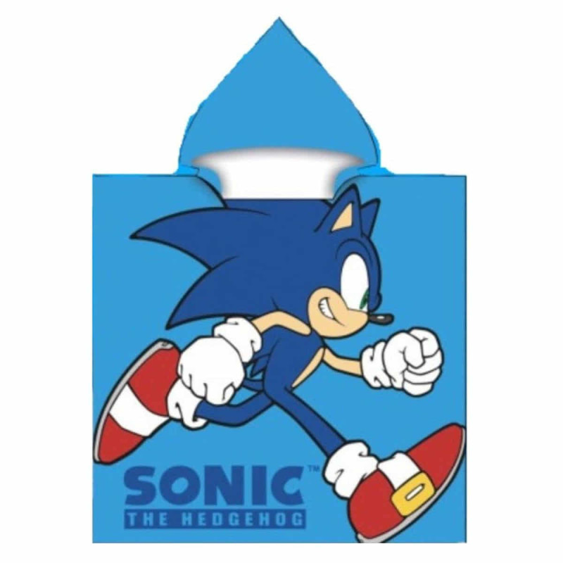 Poncho microfibra sonic infantil 55x110cm - hipergol.com