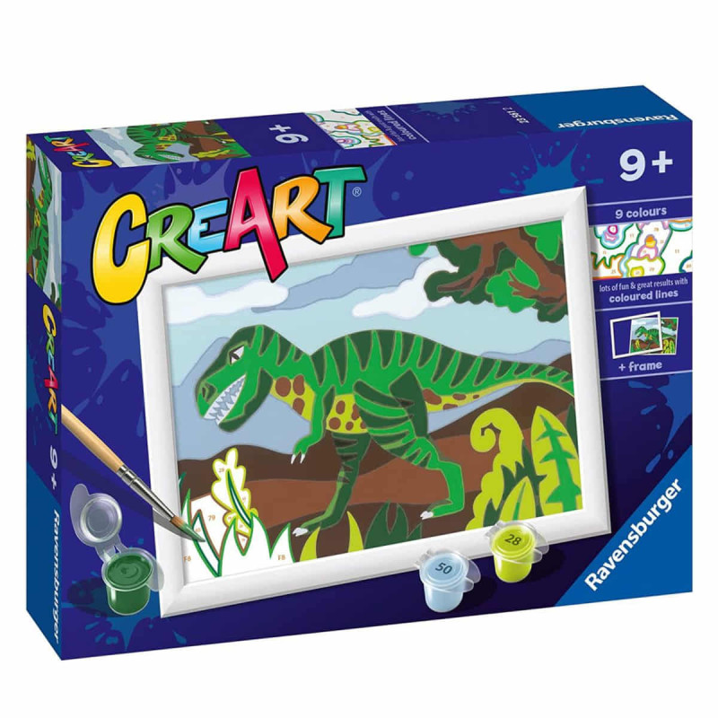 Kit de Pintura CreArt Dinosaurio: Arte Para Niños - hipergol.com