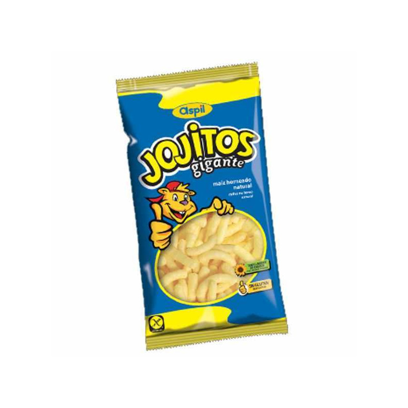 Jojitos Gigante maíz horneado sin gluten 36g 18 unidades - hipergol.com