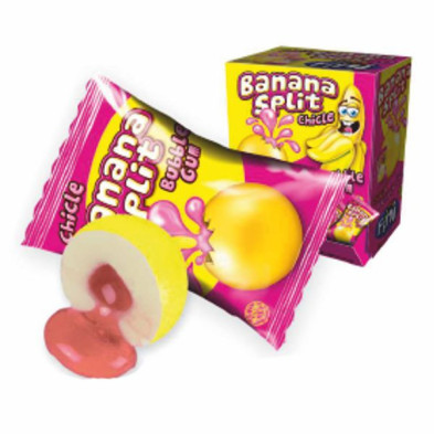 Banana split chicle 200 unidades - hipergol.com