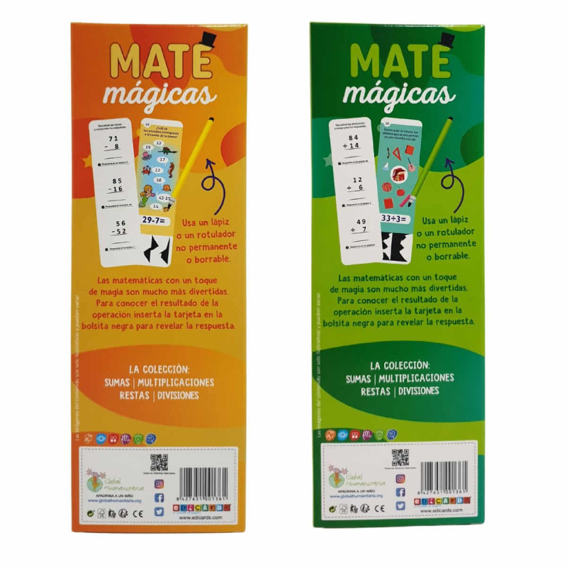 Mate magicas - sumas - restas - miltiplicaciones - divisiones ...
