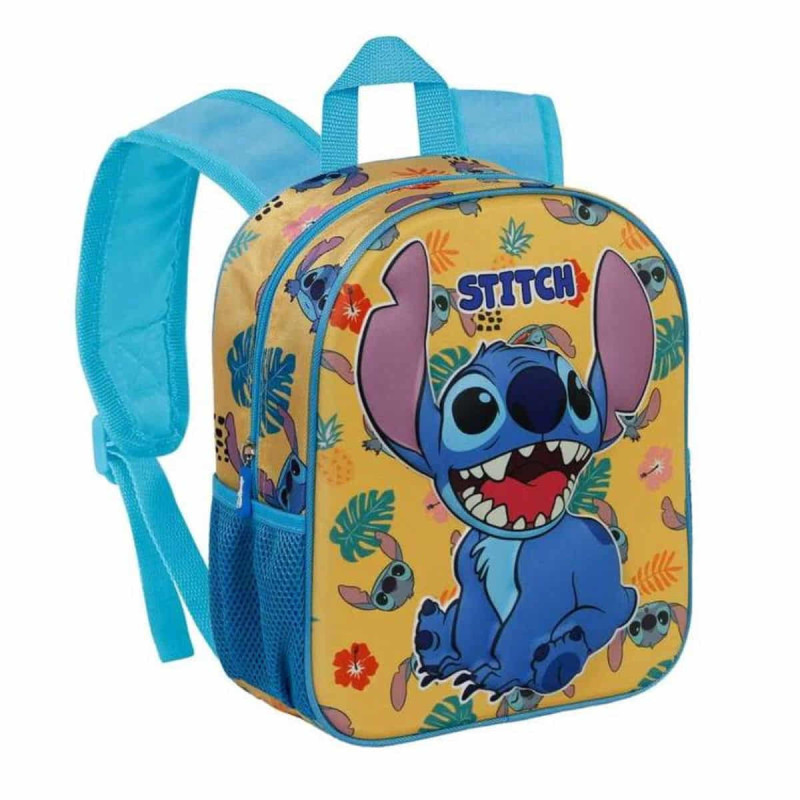 Mochila 3d lilo & stitch grumpy 31cm - hipergol.com