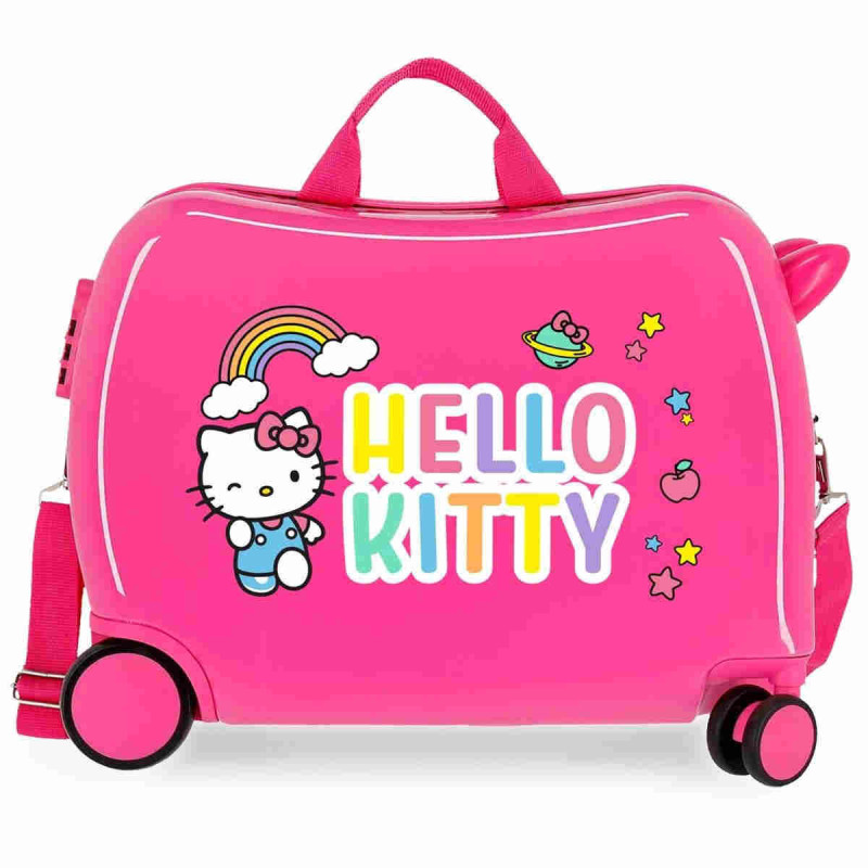 ¡Compra la Maleta Infantil Hello Kitty con 2 Ruedas Multidireccionales ...