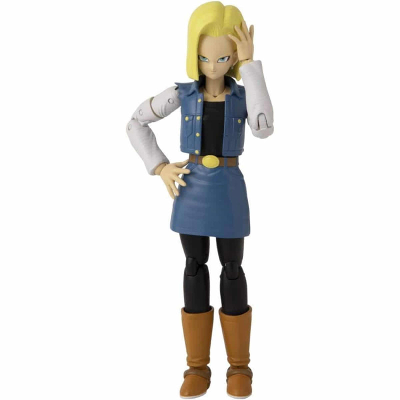 Figura Androide C-18: Bandai, Dragon Stars, Dragon Ball - hipergol.com