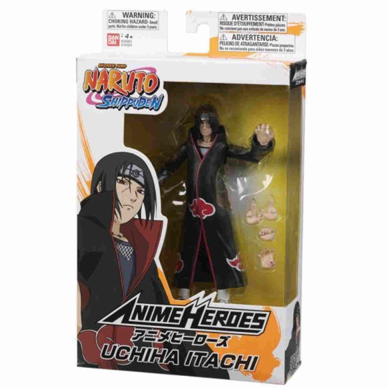 Figura de Itachi de Naruto Anime Heroes | Detalle y Articulación | 17cm ...
