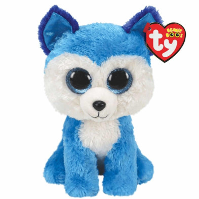 Peluche beanie boos perro husky prince 15cm ty - hipergol.com