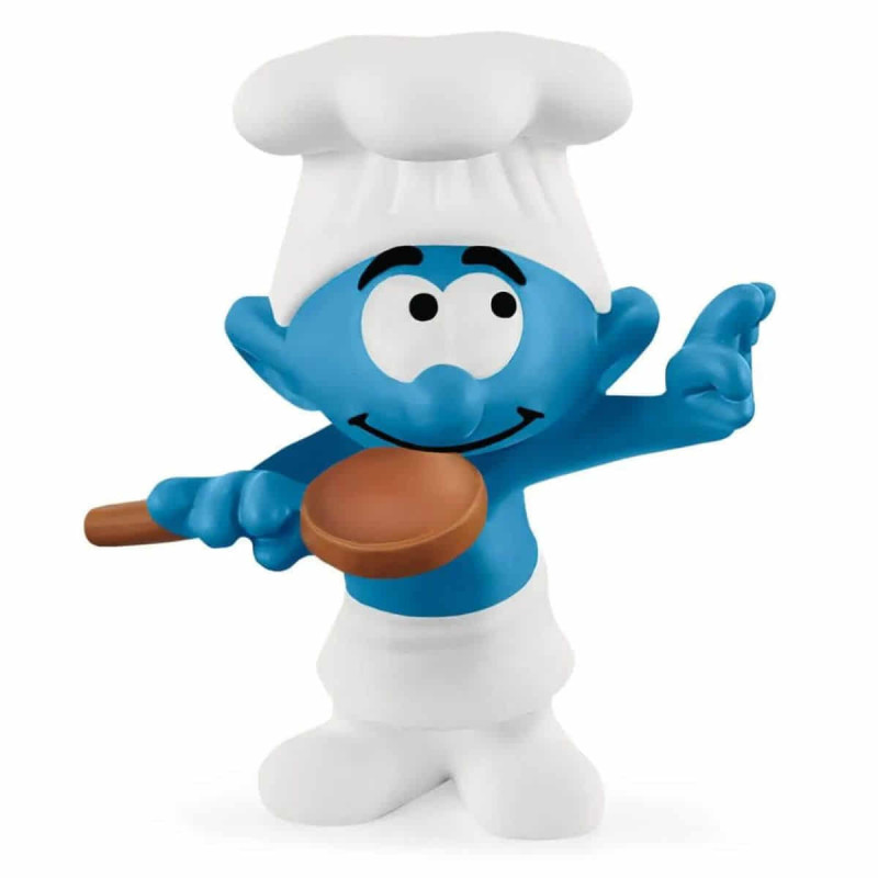 Figura pitufo cocinero schleich - hipergol.com