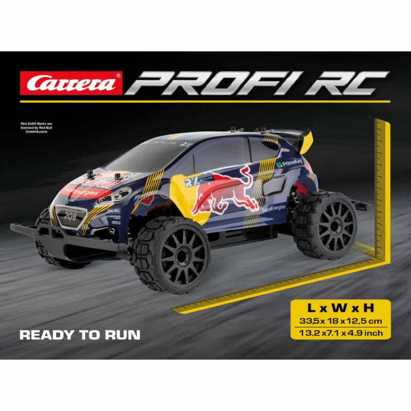 Peugeot wrx 208 red bull 2.4ghz rallycross hansen. escala 1/18 ...