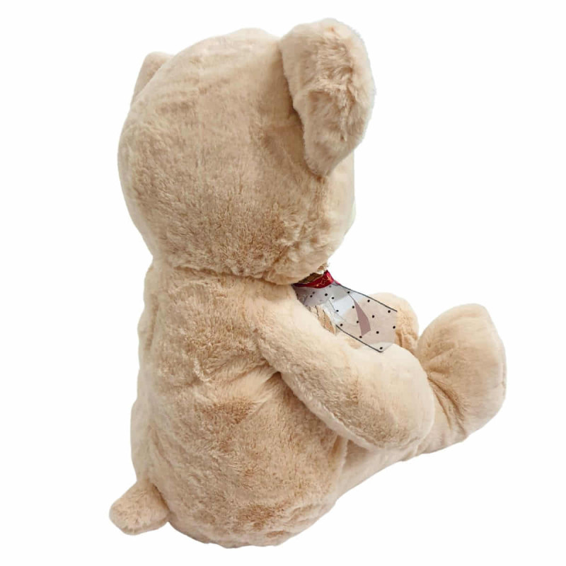 Oso de peluche smile beige 70cm - hipergol.com