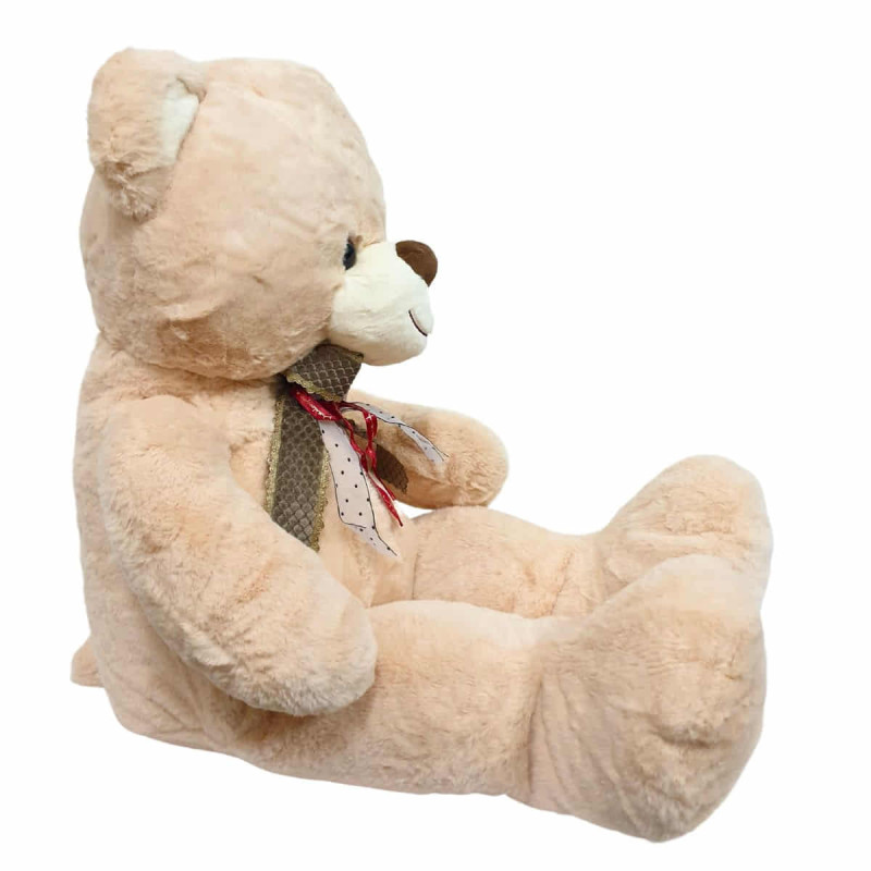 Oso de peluche smile beige 80cm - hipergol.com