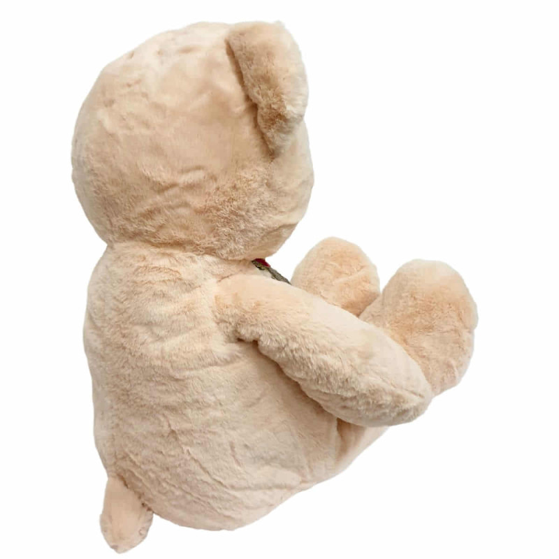 Oso de peluche smile beige 80cm - hipergol.com