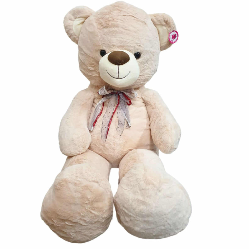 Oso de peluche smile beige 120cm - hipergol.com