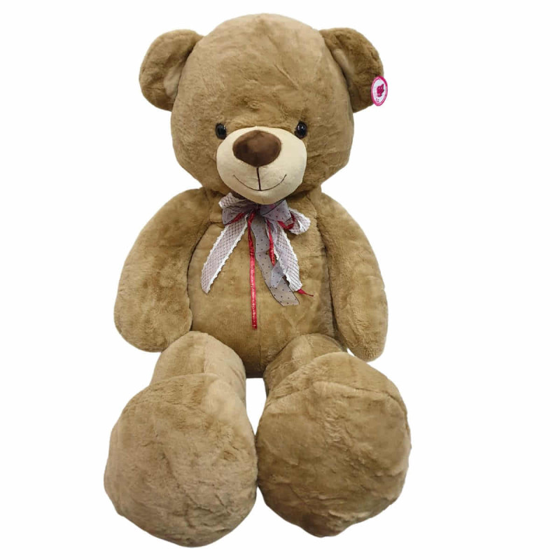 Oso de peluche smile marrón 120cm - hipergol.com