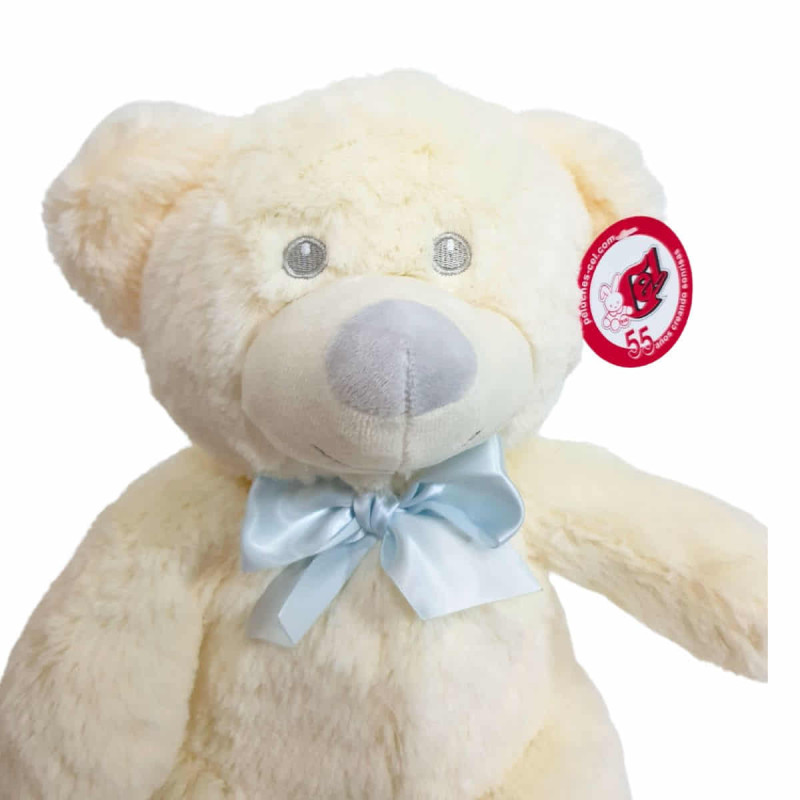Oso de peluche blanco 40cm - hipergol.com
