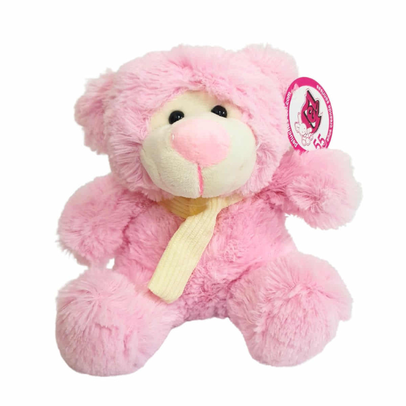 Oso de peluche rosa 20cm - hipergol.com