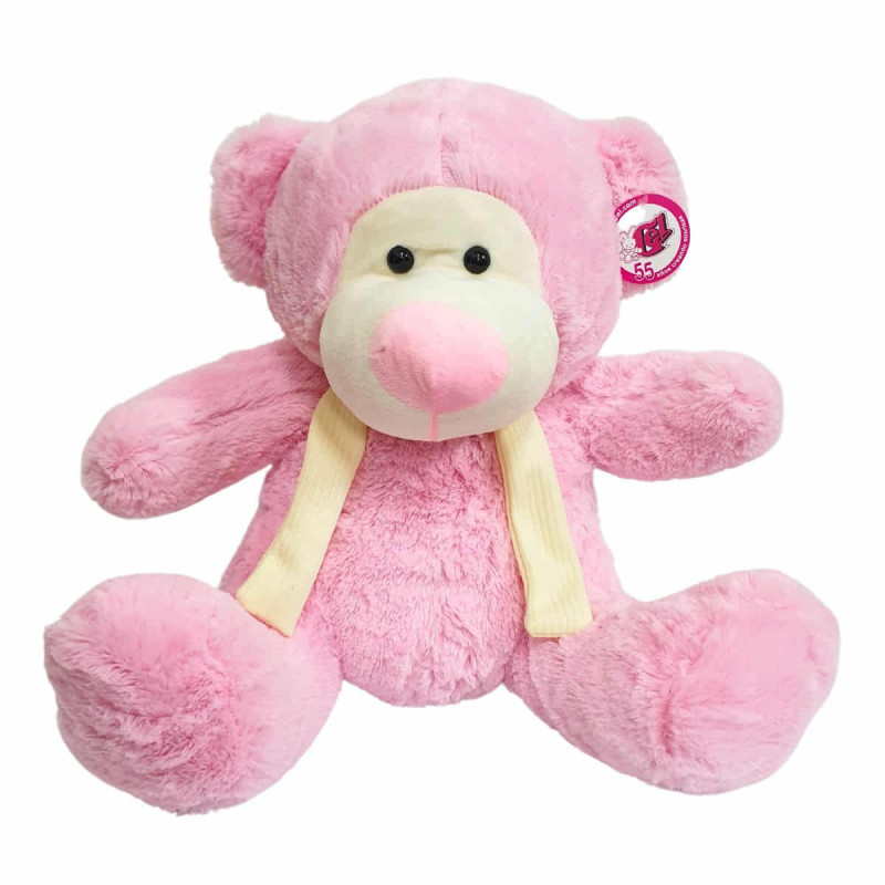Oso de peluche rosa 40cm - hipergol.com