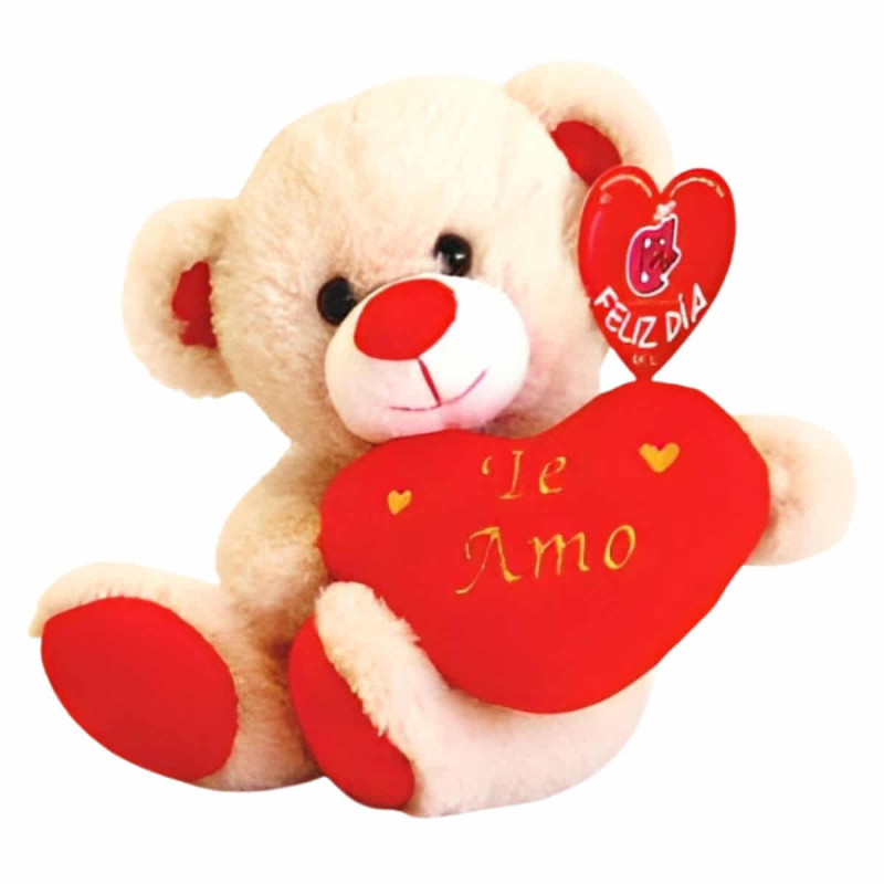 Oso de peluche 17cm te amo - hipergol.com