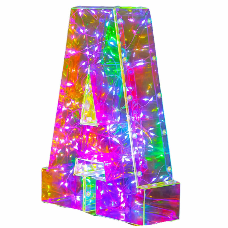 Lámpara letra a iluminada + hub usb - hipergol.com