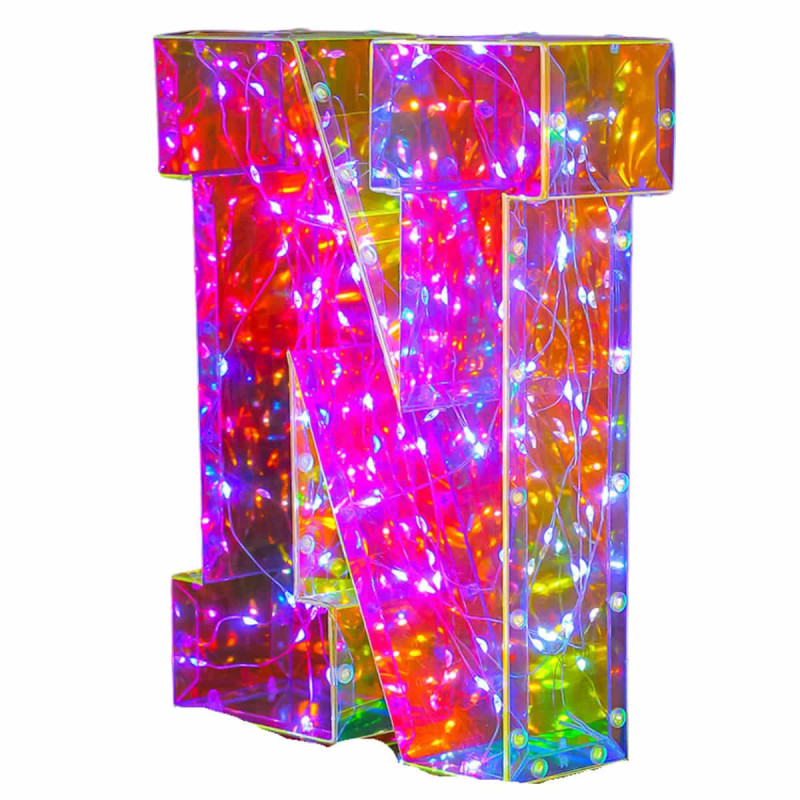 Lámpara letra n iluminada + hub usb - hipergol.com