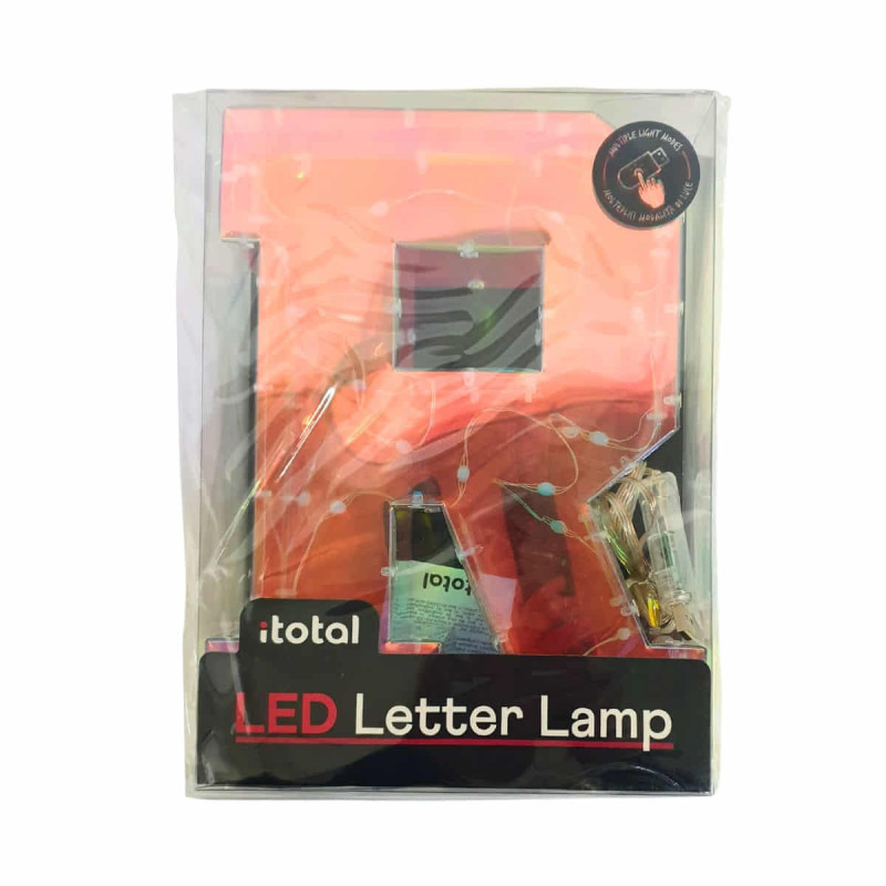 Lámpara letra r iluminada + hub usb - hipergol.com