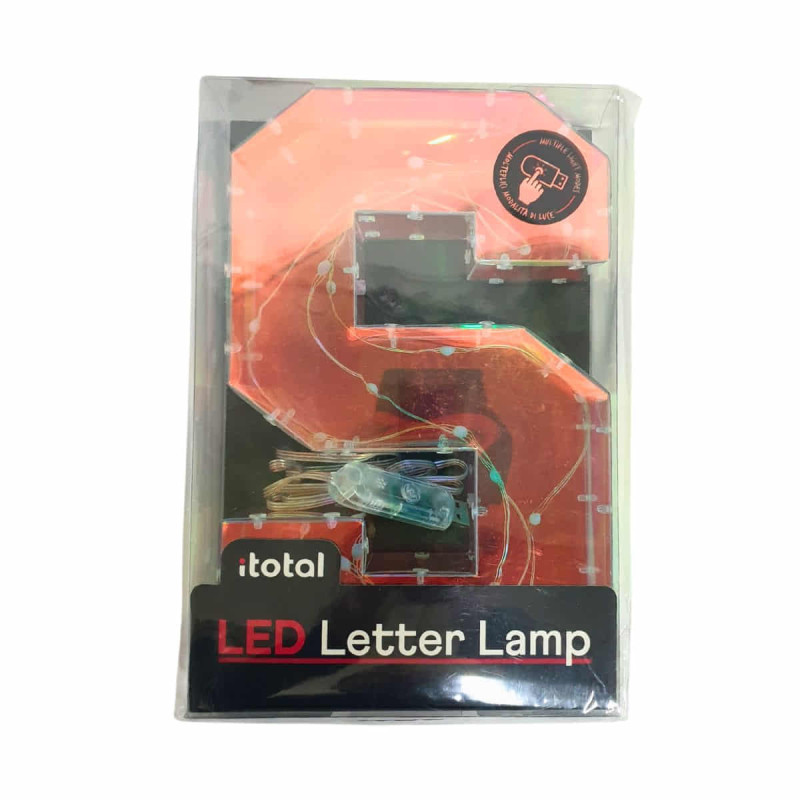 Lámpara letra s iluminada + hub usb - hipergol.com