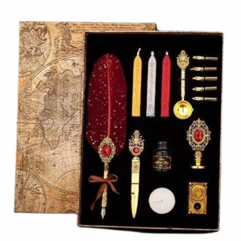 Set pluma artist calligraphy premium pluma roja - hipergol.com