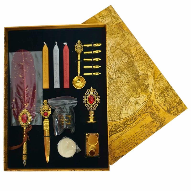 Set pluma artist calligraphy premium pluma roja - hipergol.com